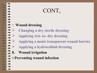 Lect 6 wound mangement | PPT