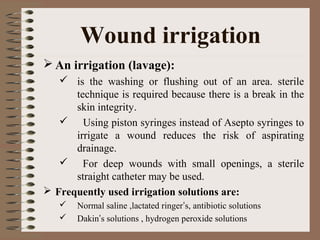 Lect 6 wound mangement | PPT