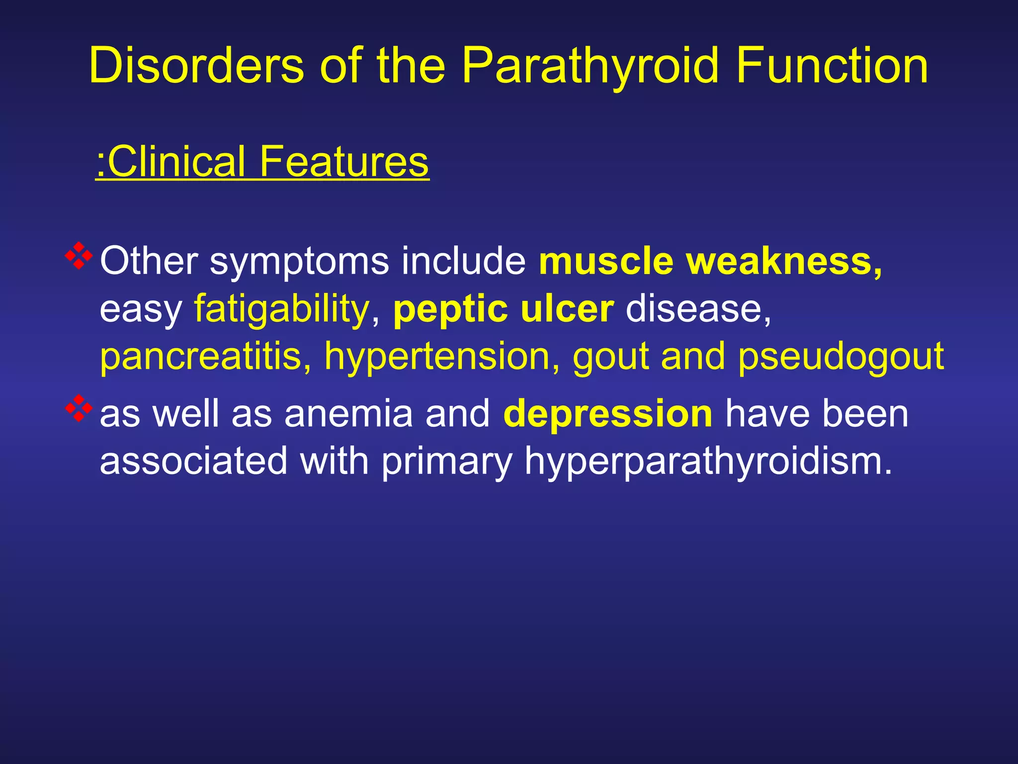 parathyroid disorder | PPT