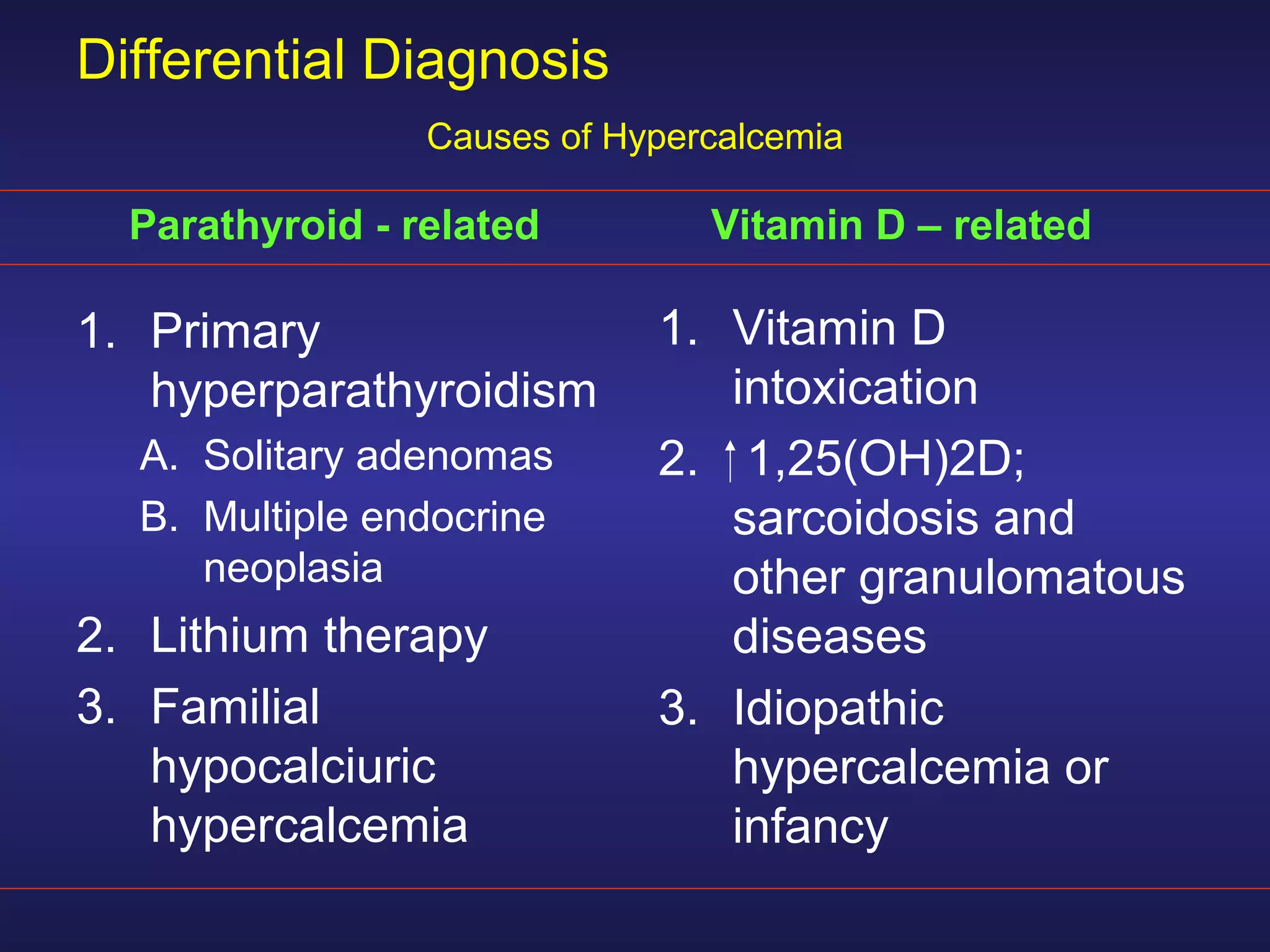 parathyroid disorder | PPT