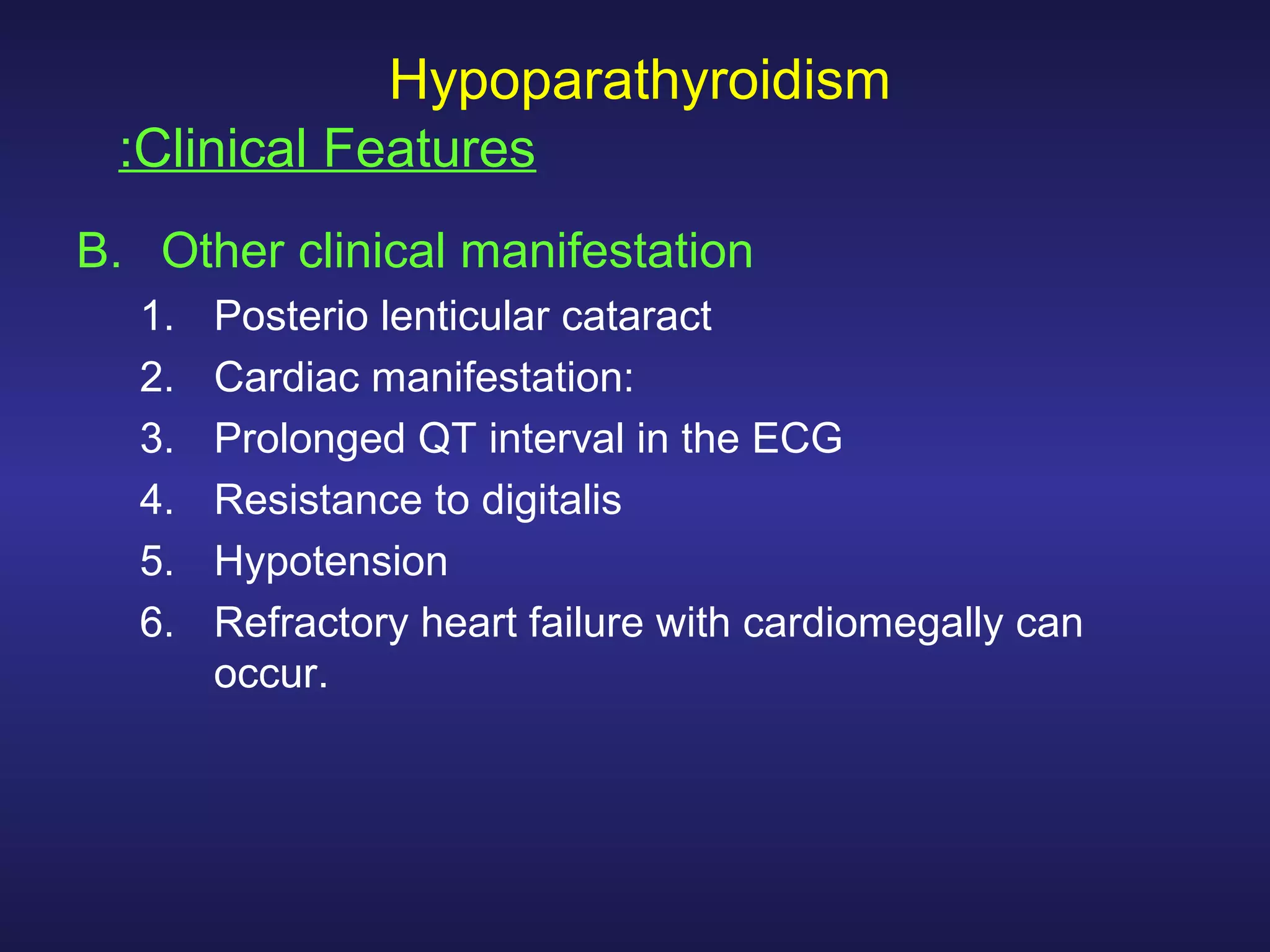 parathyroid disorder | PPT