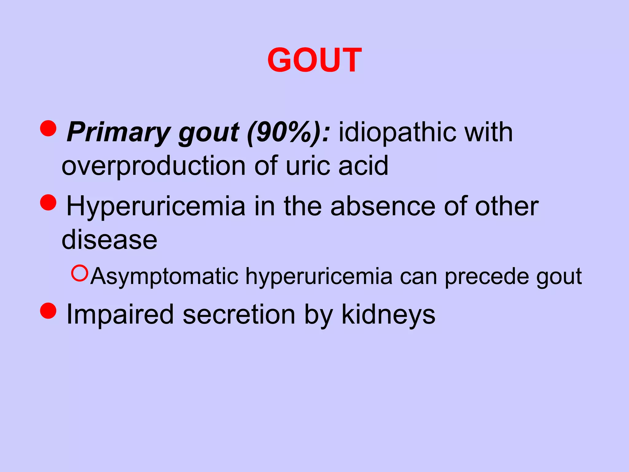 Gout | PPT