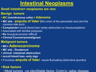 Tumors of intestine | PPTX