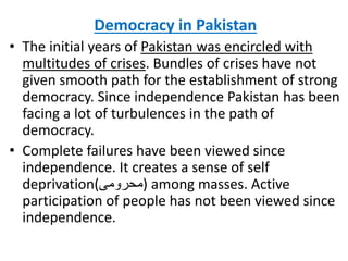 Lect-8 Democracy in Pakistan.pptx hguycg | PPTX