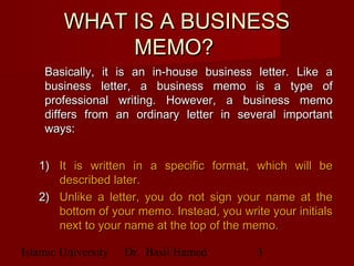Lect 8 memo | PPT