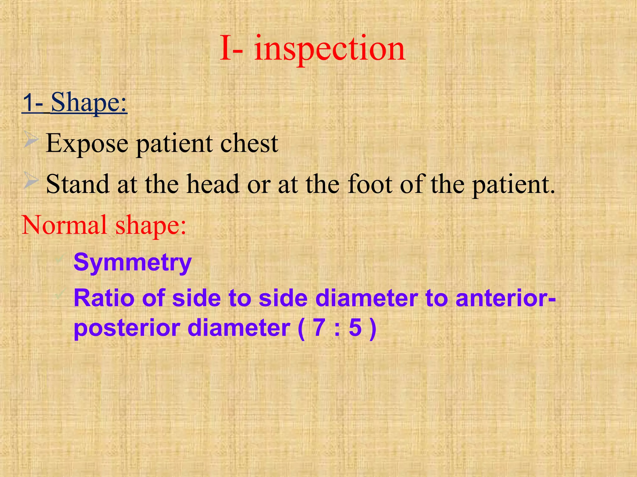 thoracic & lung assessment | PPT