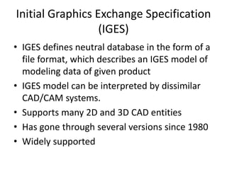 LECT-standard for data exch.pptx | Databases | Computer Software and Applications
