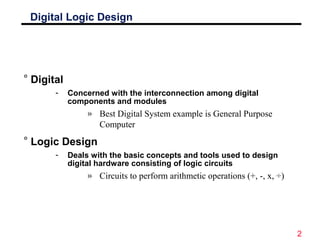 digital logic design number system | PPT