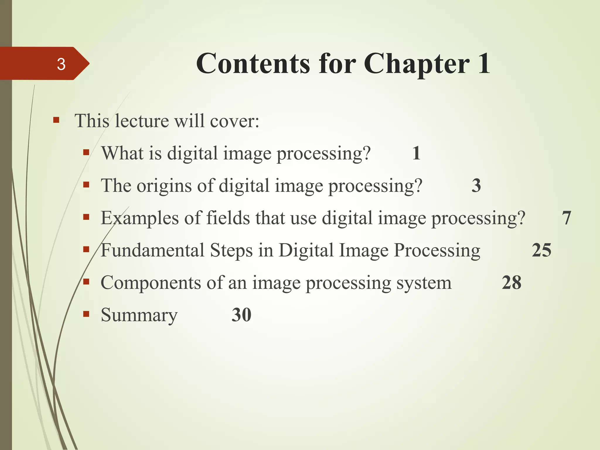 Lecture 1 for Digital Image Processing (2nd Edition) | PPTX