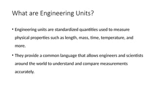Experimental Skills: Engineering Units, Significant Figures, Data ...