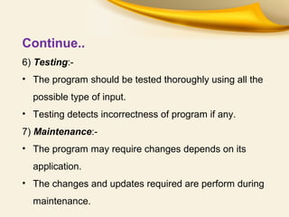 COMPUTER PROGRAMMING UNIT 1 Lecture 2 | PPT