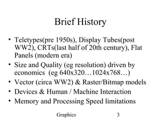 fundamentals of Computer graphics(Computer graphics tutorials) | PPT