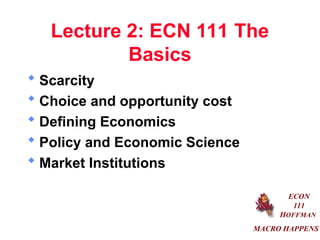 Introduction to Microeconomics and and Its Principles | PPT