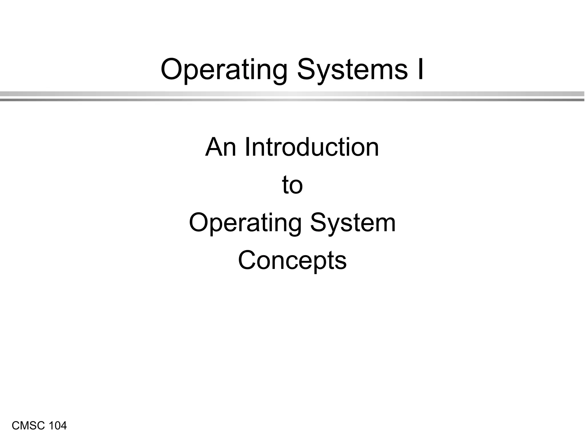Evolution of Operating system is explained | PPT