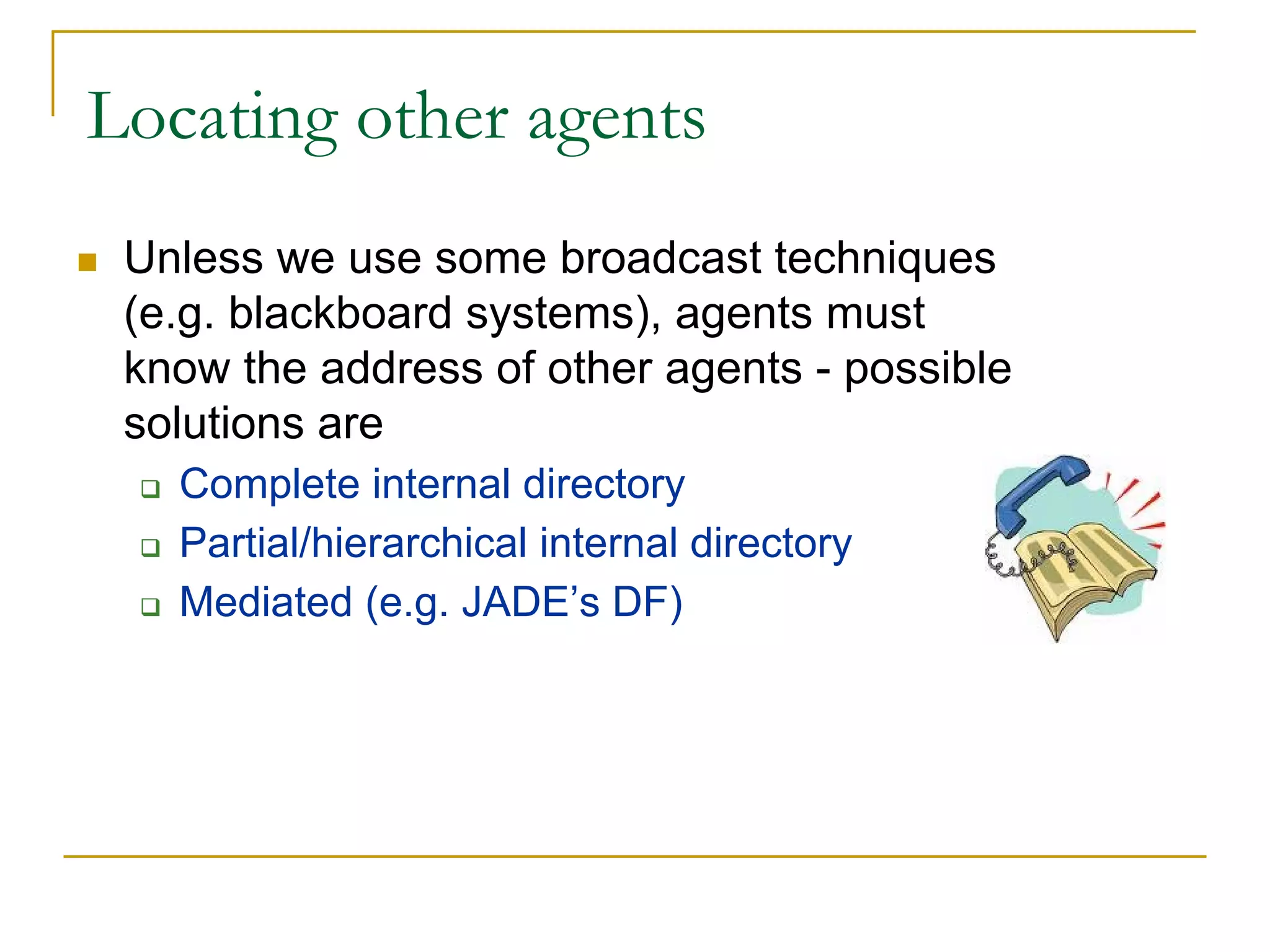 Lecture 5 - Agent communication | PDF