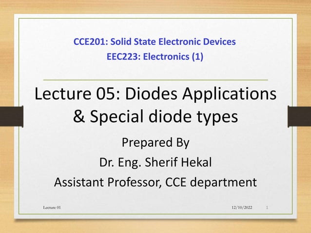 Lect 05 Diodes and applications - Part2.pptx