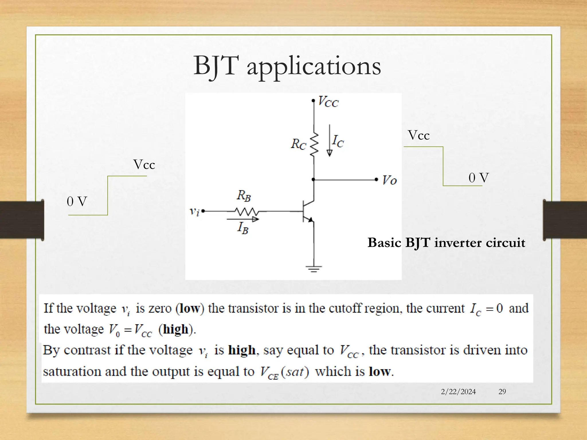Characteristics of Bipolar Junction Transistor | PPTX