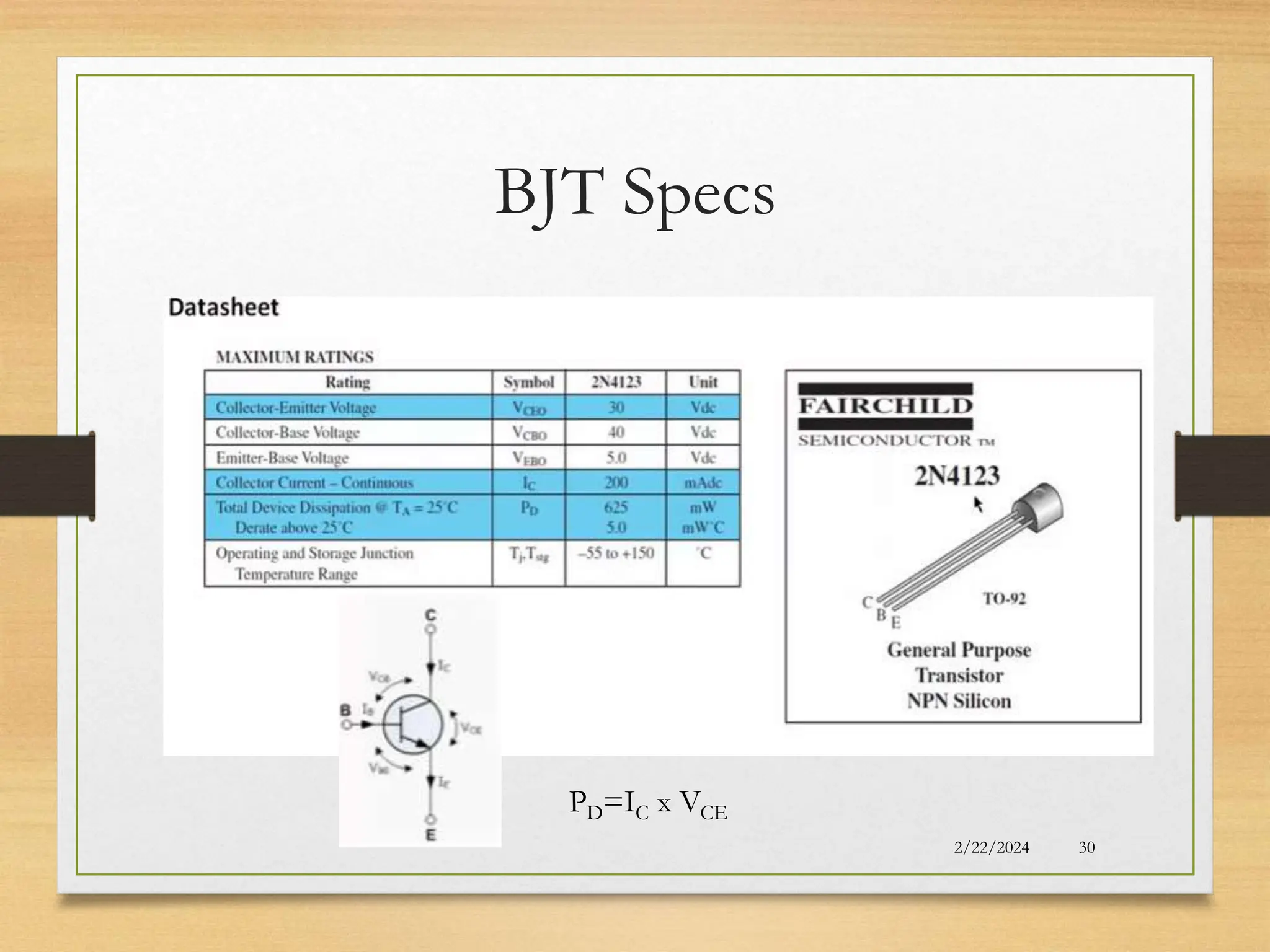 Characteristics of Bipolar Junction Transistor | PPTX