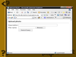 การพัฒนาเอกสารออนไลน์ขั้นสูง Lect 07 | PPT