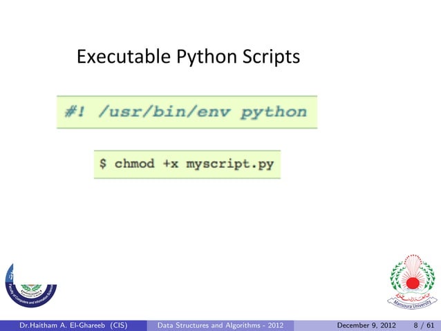 Lecture 9 - DSA - Python Data Structures