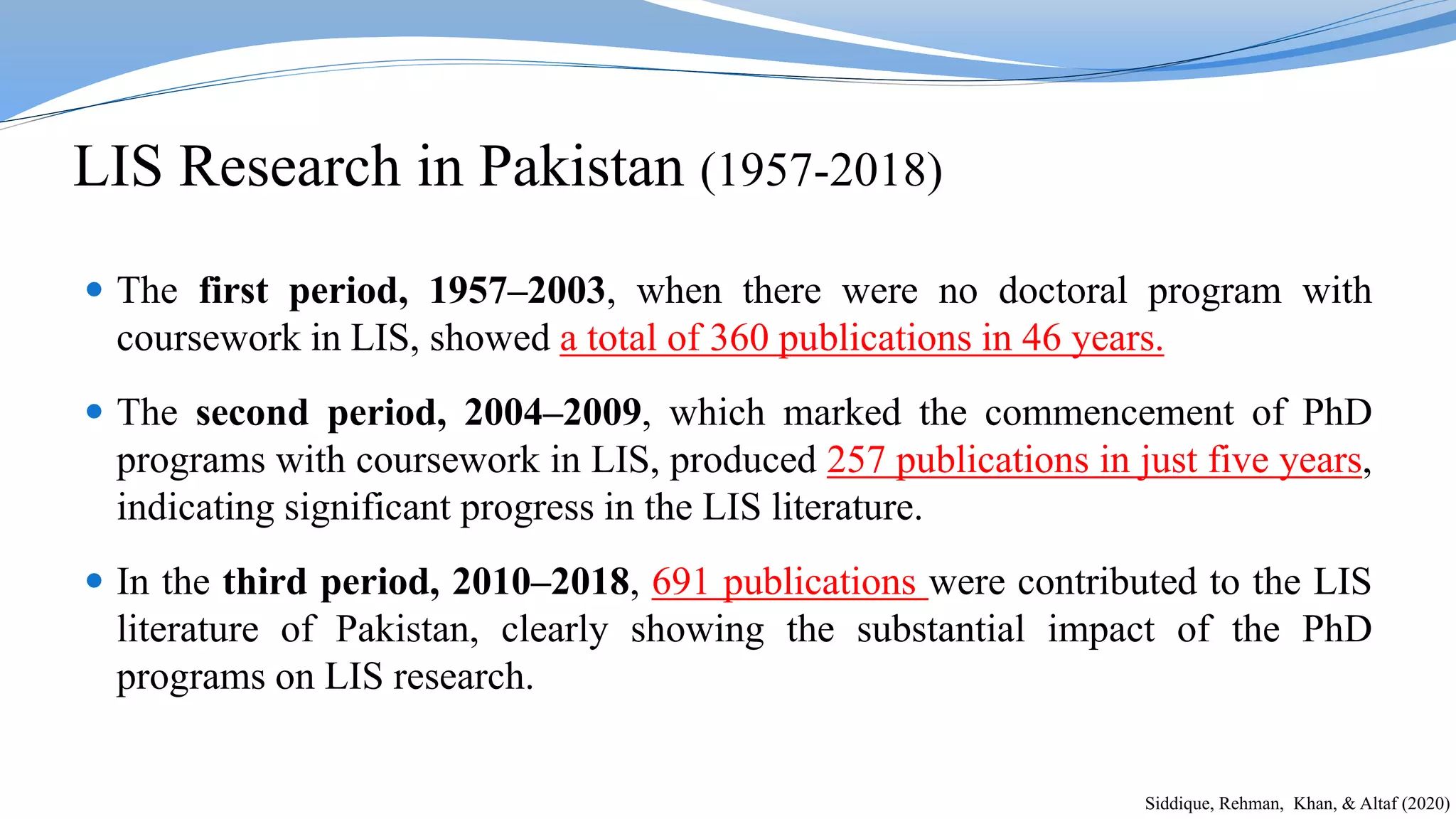 Lect 08 LIS Research in Pakistan.pptx