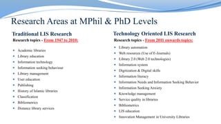 Lect 08 LIS Research in Pakistan.pptx