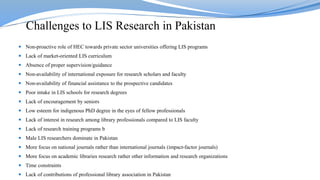 Lect 08 LIS Research in Pakistan.pptx