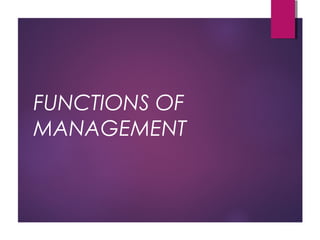 introduction to management | PPT