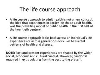 Lect 1. A Life course approach.pptx human | PPTX