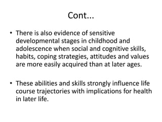 Lect 1. A Life course approach.pptx human | PPTX