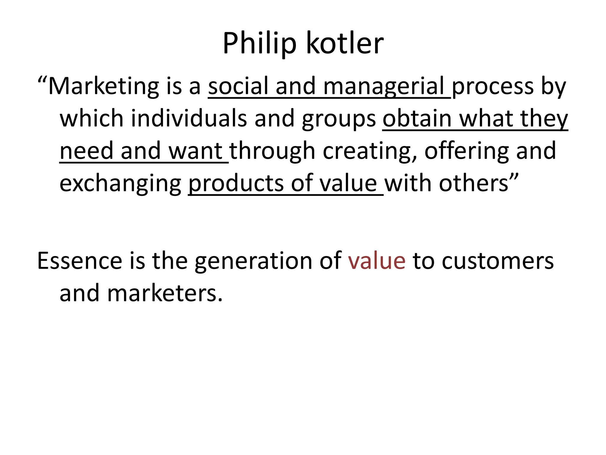 Marketing Management Notes Philip Kotler | PPTX
