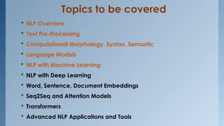 Introduction to Natural Language Processing (NLP) | PPT