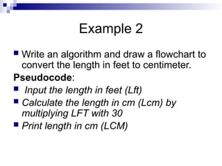 Algorithms and Flowchart usages in C laguage | PPT