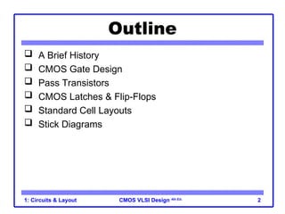 CMOS VLSI Design: Lecture 1: Circuit & Layout | PPT