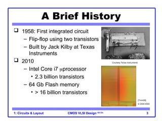 CMOS VLSI Design: Lecture 1: Circuit & Layout | PPT