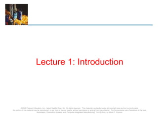 introduction to the services and manufacturing systems | PPT