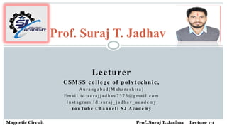 Lect 1 Magnetic Circuit | PPT