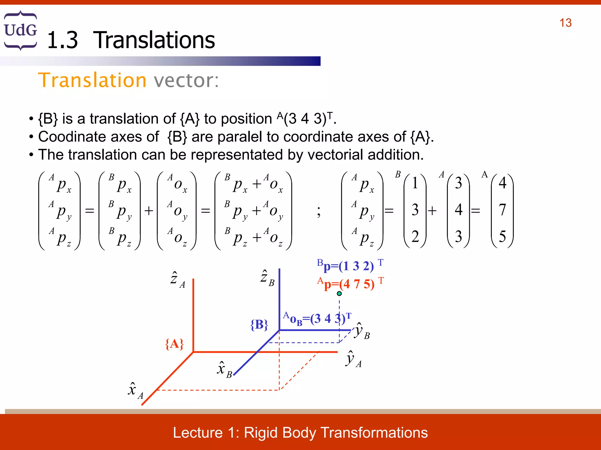 Lecture 1 Rigid Body Transformations | PDF