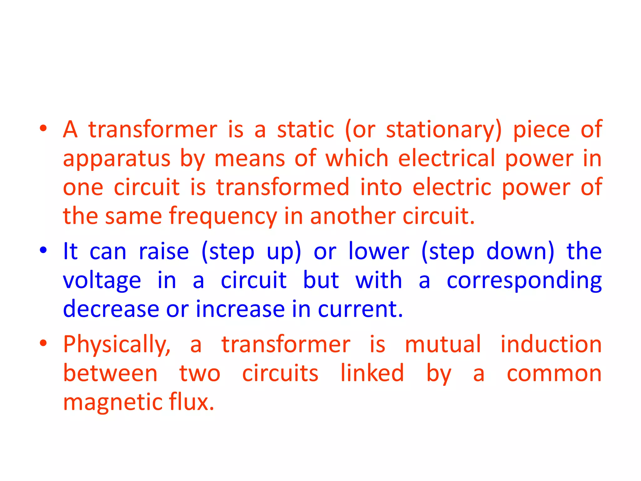Lecture 1 transformer | PPTX