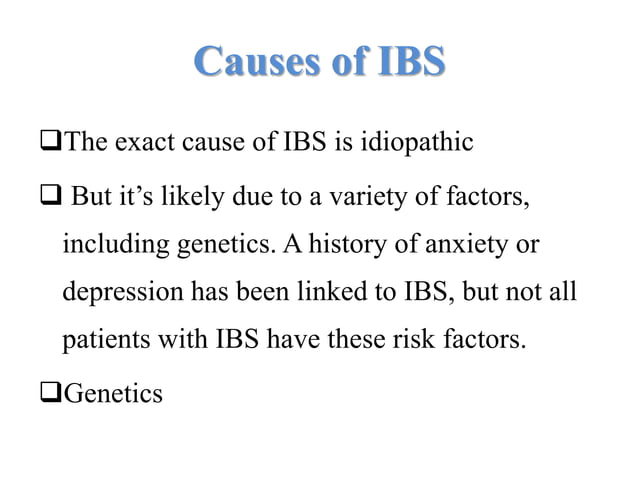 Lecture Irritable Bowel Syndrome . IBS.pptx