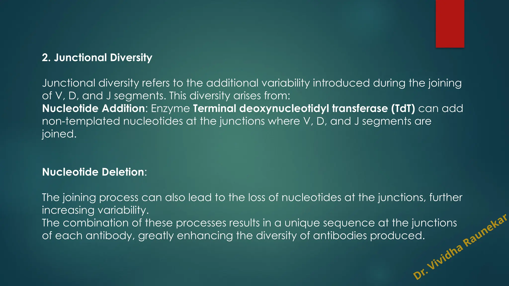 Multigene organization, recombination and Generation of antibody ...