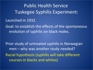 Lect10 Human Subjects: History | PPT