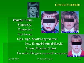 Orhtodontic Examination & Diagnosis I | PPT
