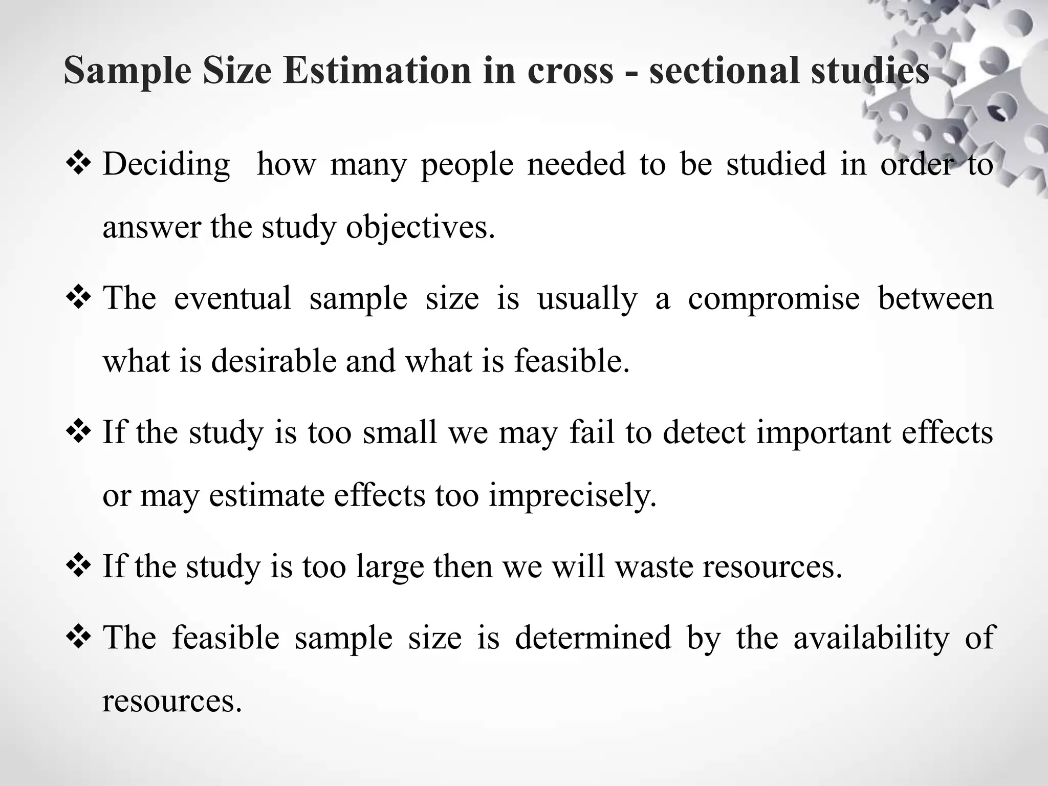 Lect 10 Sample Size Estimation.ppt | Science