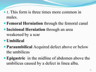 Lecture no. 11. Hernias.ppt Adult Health | PPT