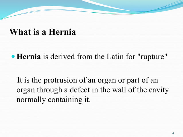 Lecture no. 11. Hernias.ppt Adult Health | PPT | Digestive Disorders | Diseases and Conditions