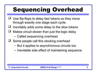 Sequential Circuit Design of Flip flops latches .ppt