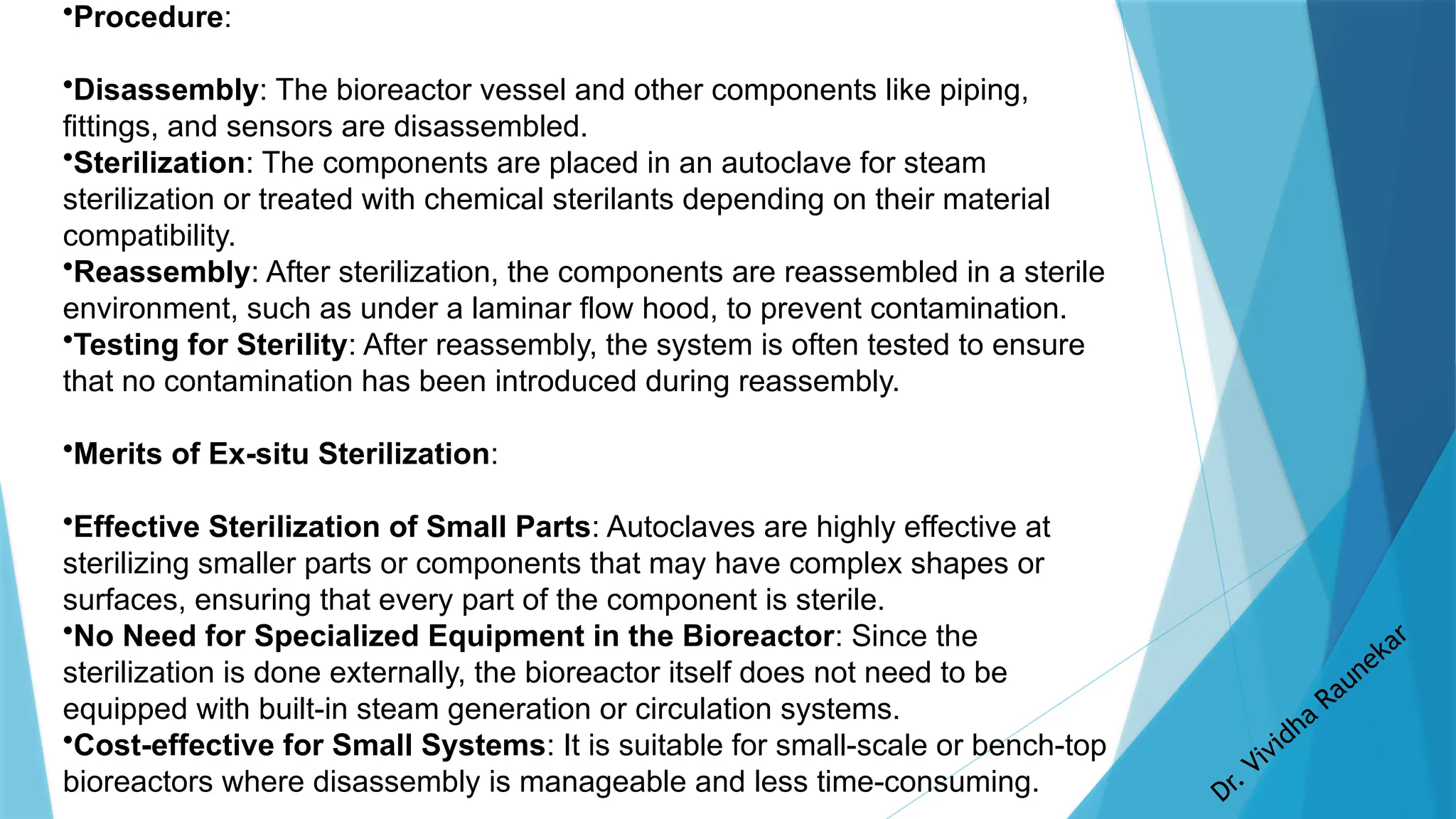 Sterilization equipment, Ex-situ and in-situ Sterilization | PPTX