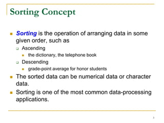 Lect11 Sorting | PPT