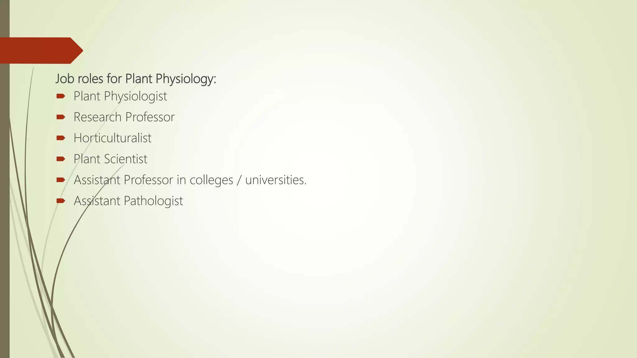 Introduction and scope of Plant Physiology | PPTX